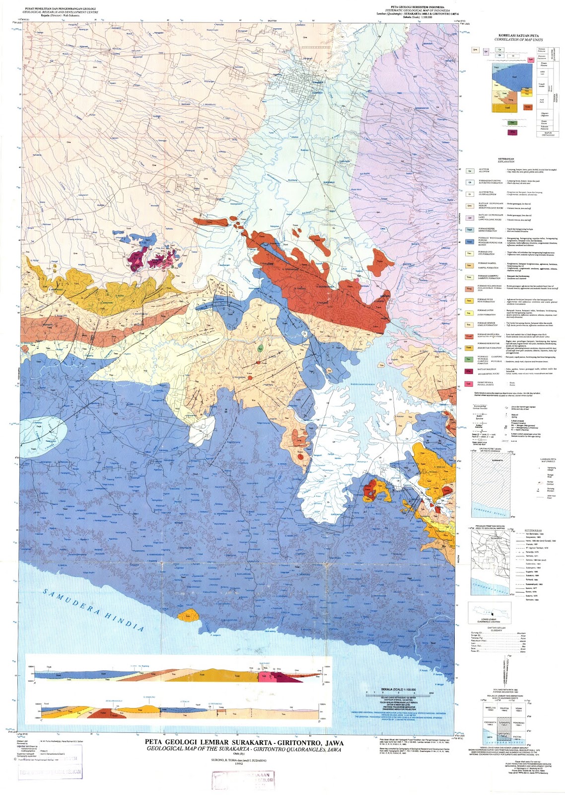 PETAKUPETAMU: PETA RBI DAN GEOLOGI