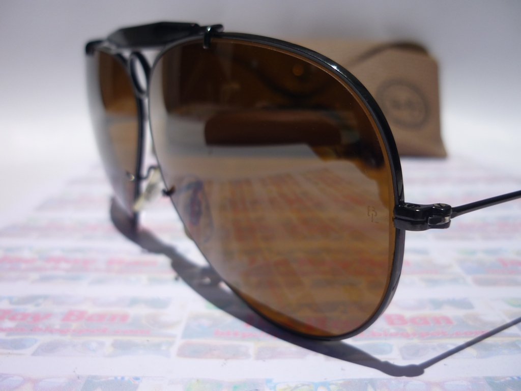 Ray Ban Shooter Black Chrome B15 TGM 62mm[SOLD] ~ Joe Ray Ban
