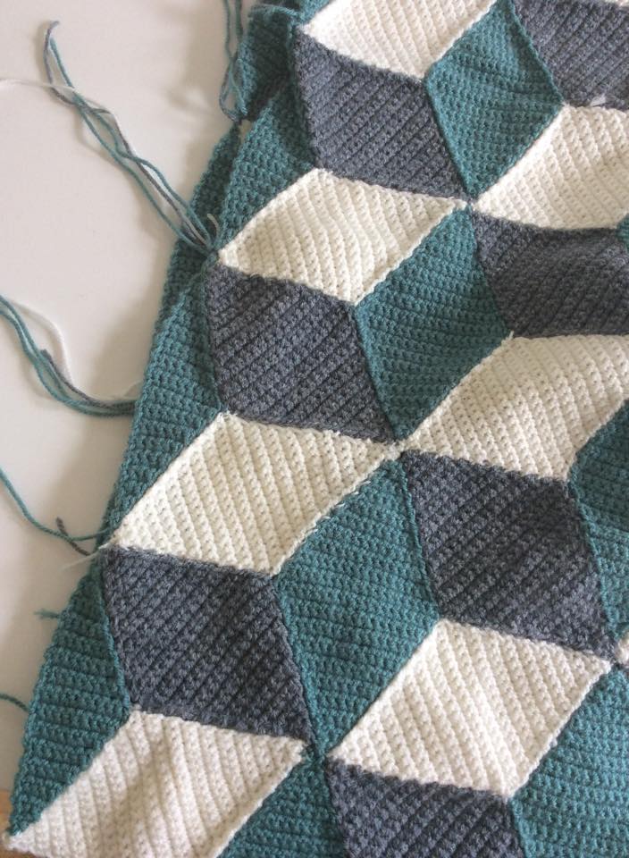 En verden af kreativitet. : Rombe tæppe