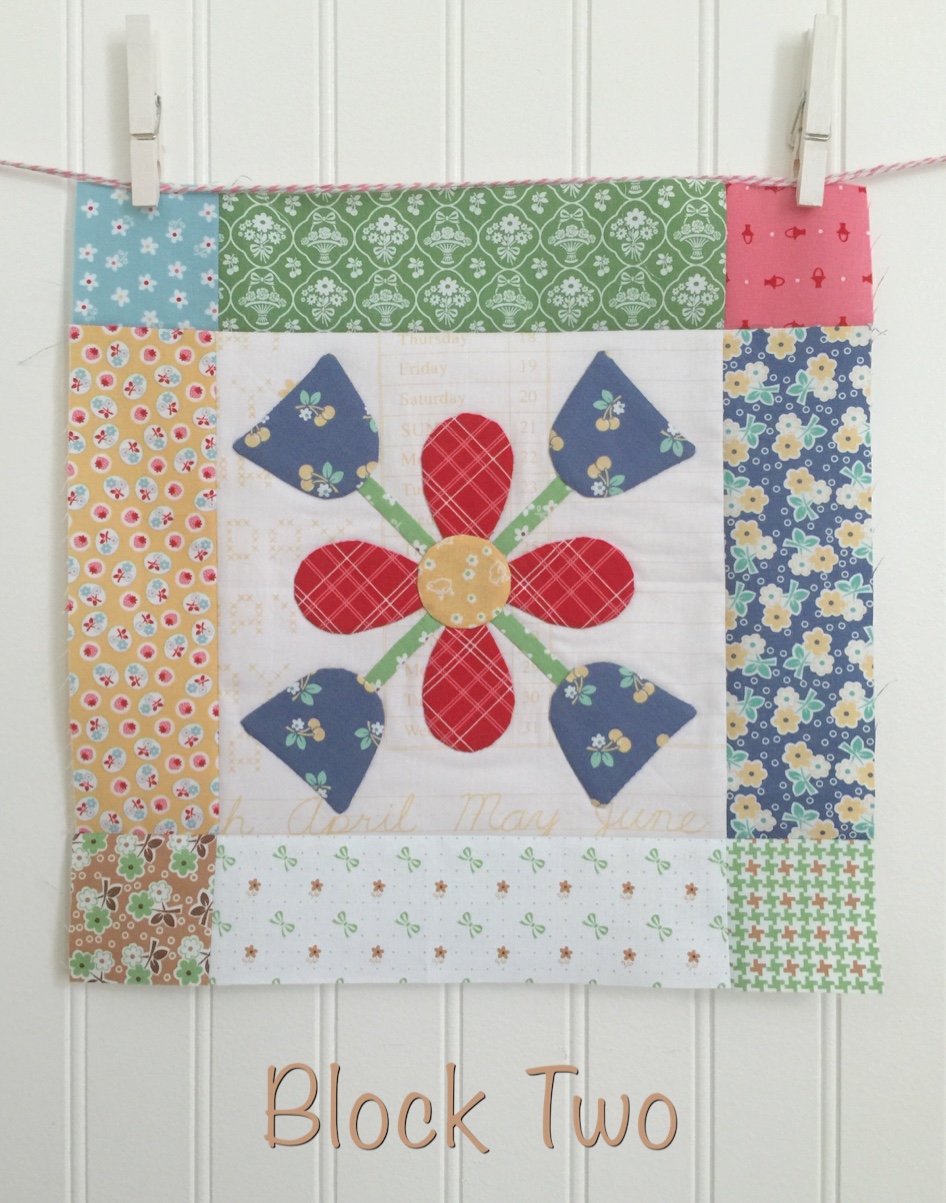 Bee In My Bonnet: BLOOM Sew Along - Week Two - Block Two!!