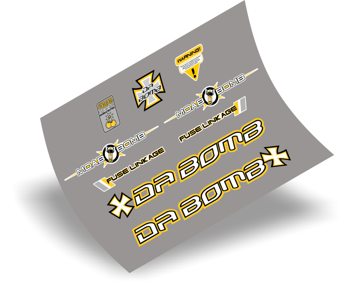 designstickers: Adesivo bike Da Bomb - Moab Bomb