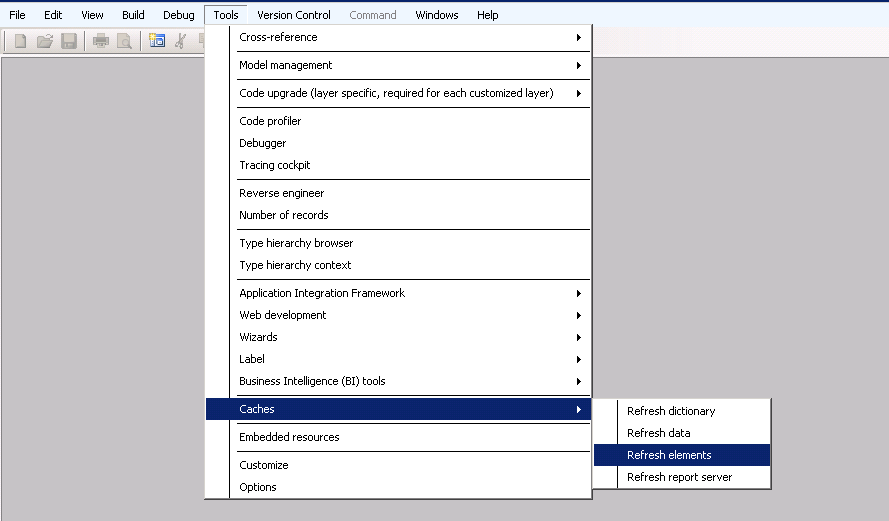 AX/D365 Technical Blog: How To Refresh The Application Object Directory (AOD) Cache