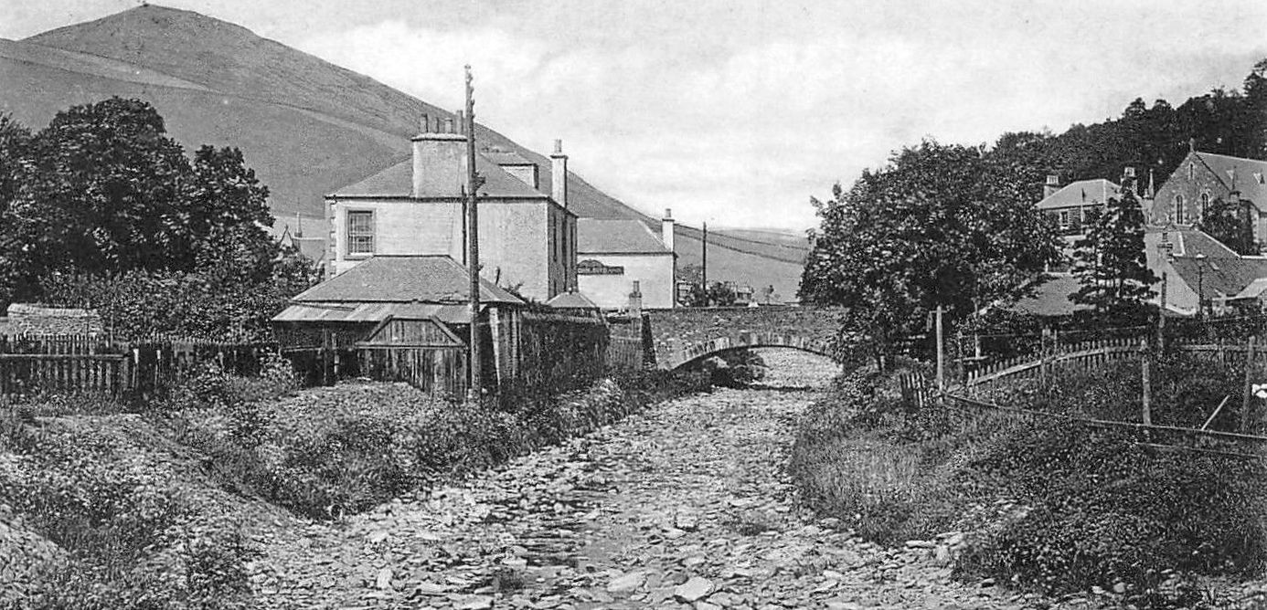 Tour Scotland: Old Travel Blog Photograph Cuddy Bridge Innerleithen ...