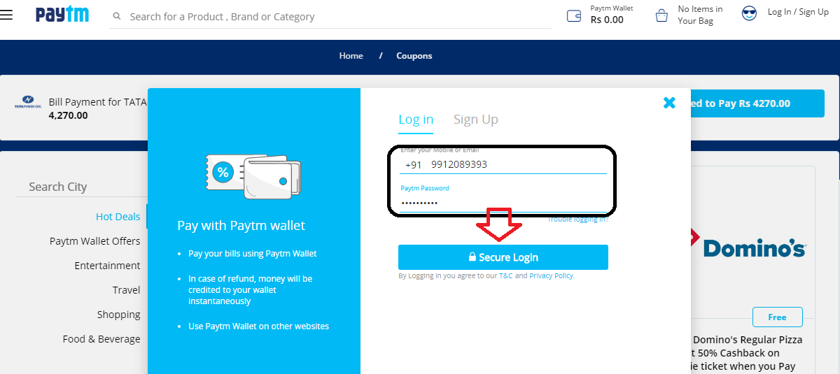 NDPL Bill Payment through the Paytm | NDPL Bill Payment