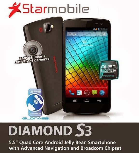 Starmobile Diamond S3: Specs, Price and Availability in the Philippines