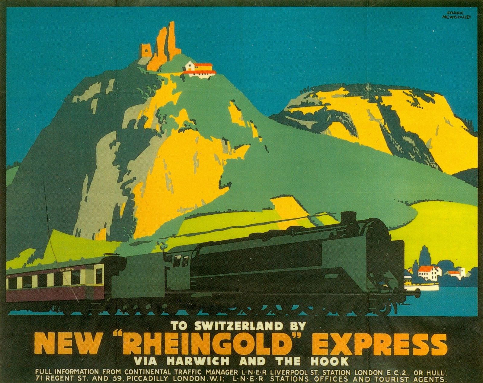 HISTORY - RHEINGOLD the German luxury day express train