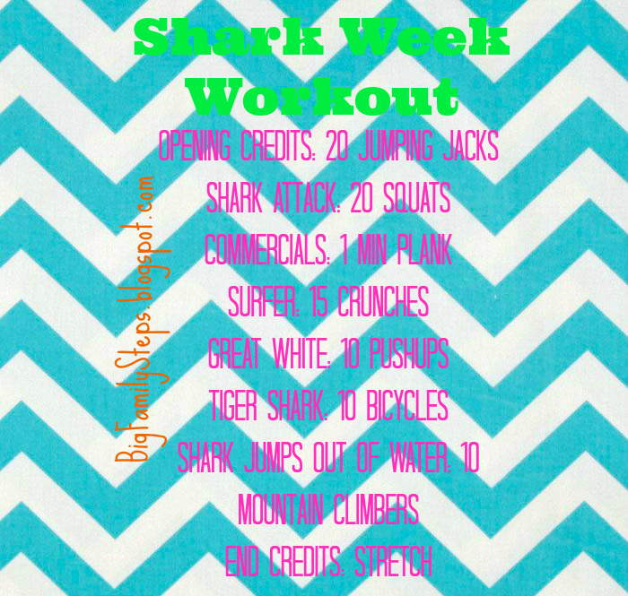 Big Family Steps: Shark Week Workout