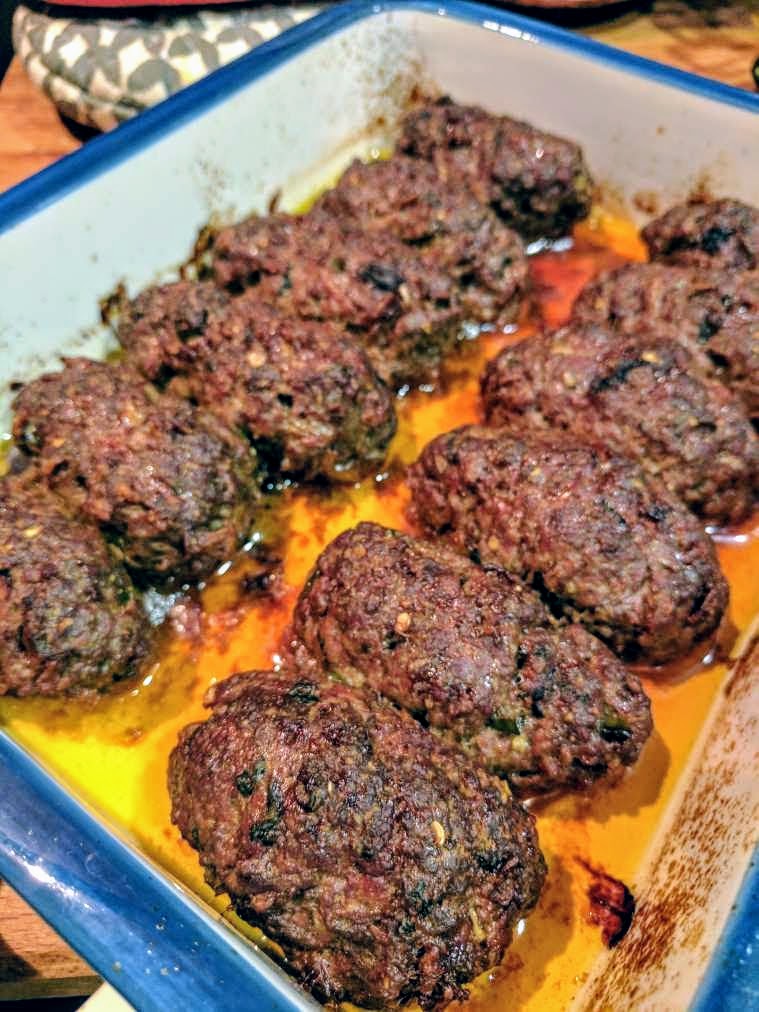 Food: Muthi Kabab [Baked Beef Kabab]