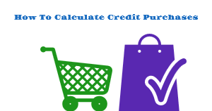 How To Calculate Credit Purchases