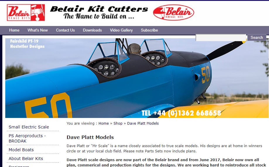 Warbird Notes and Stories : Dave Platt Plans