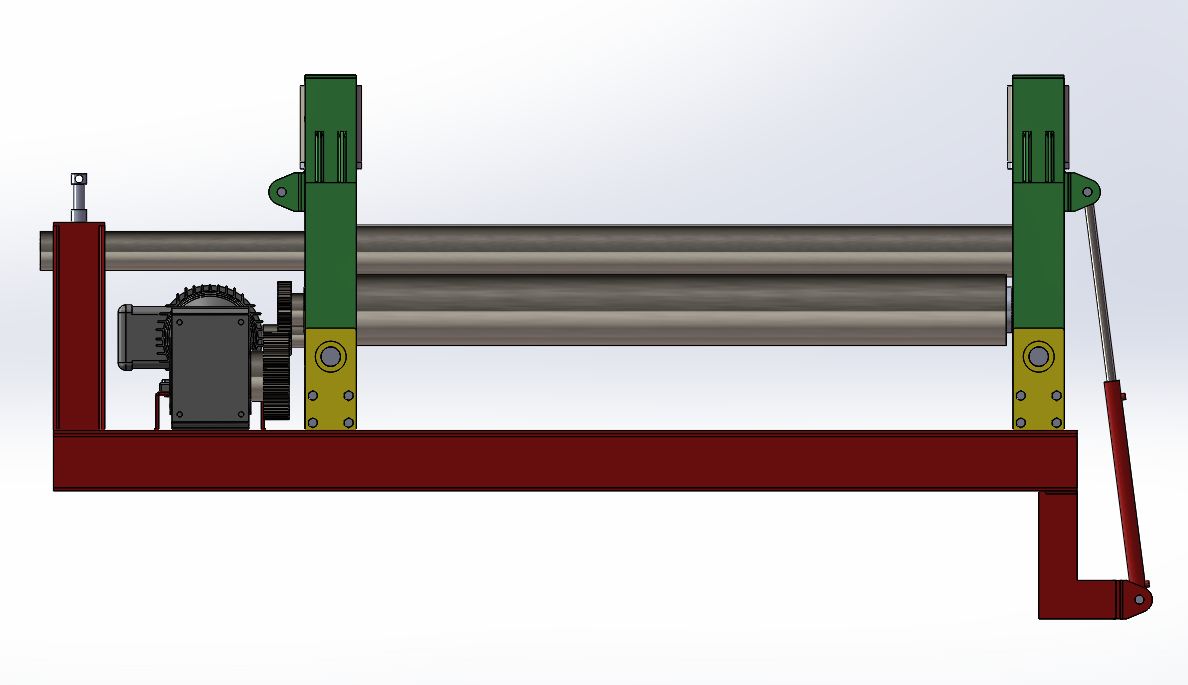 Steel Plate Rolling Machine || Download free 3D cad models #100216