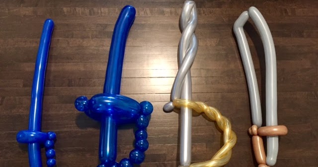 Lauralloons : Balloon Swords: Part 2 Pirate Swords