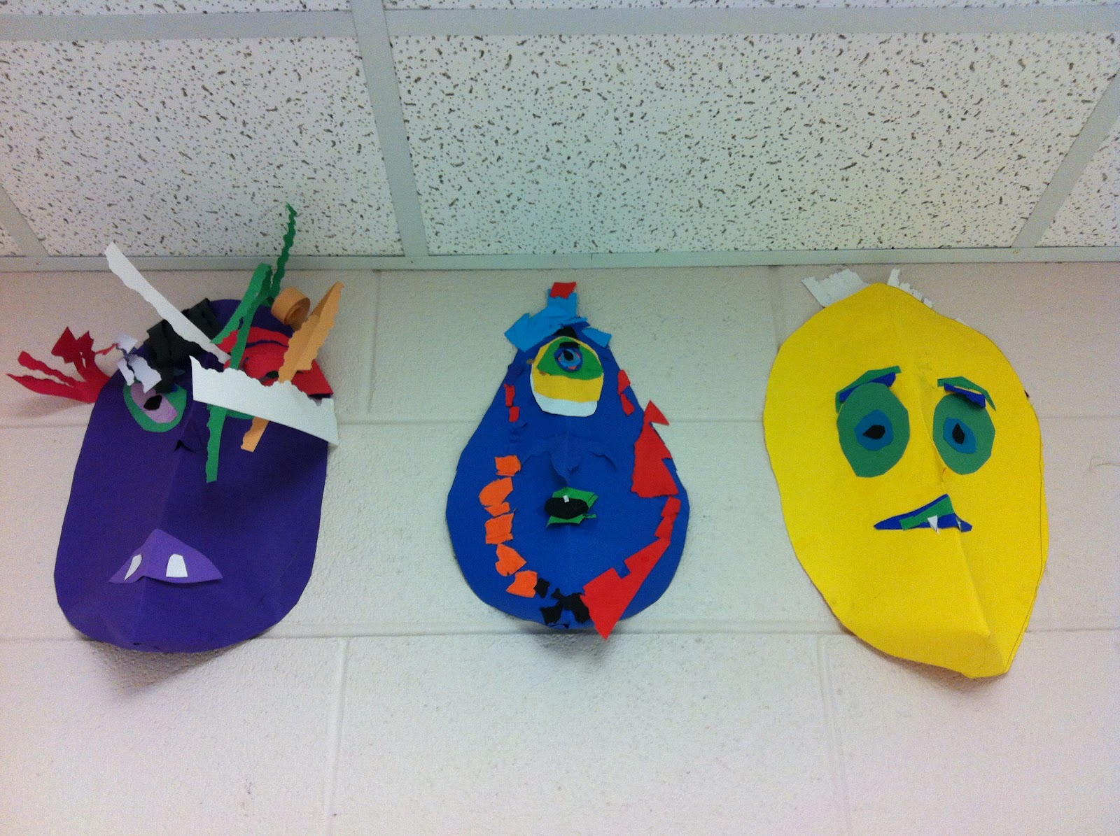 ChumleyScobey Art Room: 2nd Grade: Paper Mask/Sculpture