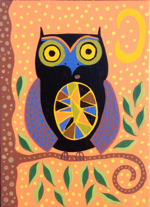 SCRATCH ART OWLS