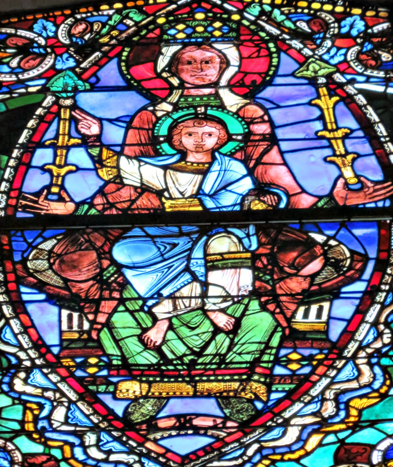 just saying ...: Chartres blue ...