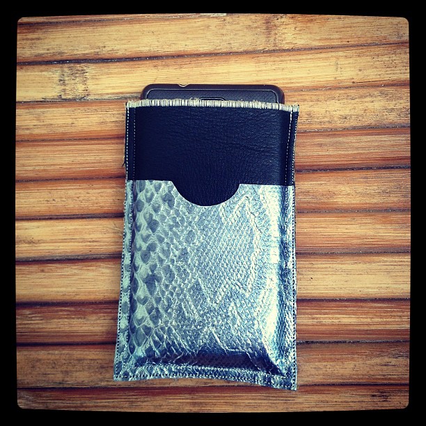Go Ashley!: Upcycled Leather iPhone Case