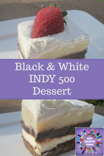 Black and White Dessert Recipe Indy 500 Race - Adventures of Kids ...