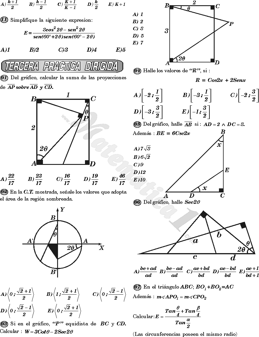 IDENTIDADES DEL ANGULO DOBLE EJERCICIOS RESUELTOS DE TRIGONOMETRIA PDF