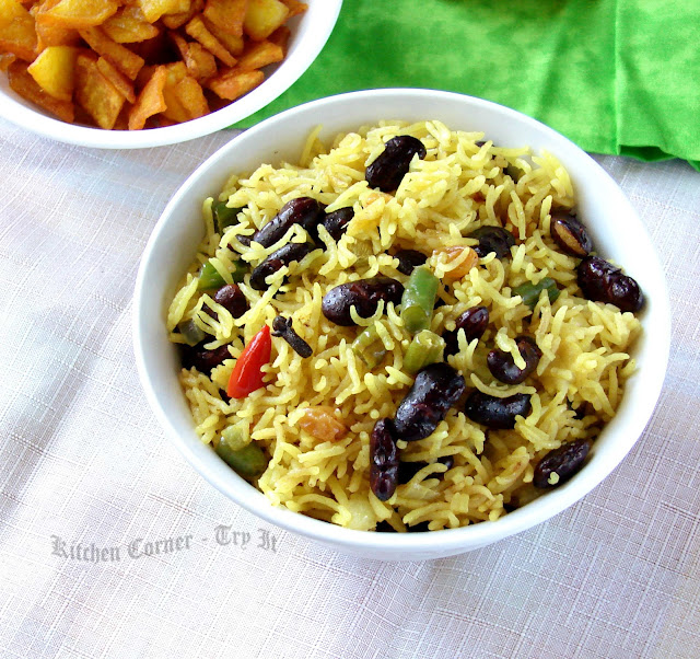 Rajma/Kidney Beans Pulao