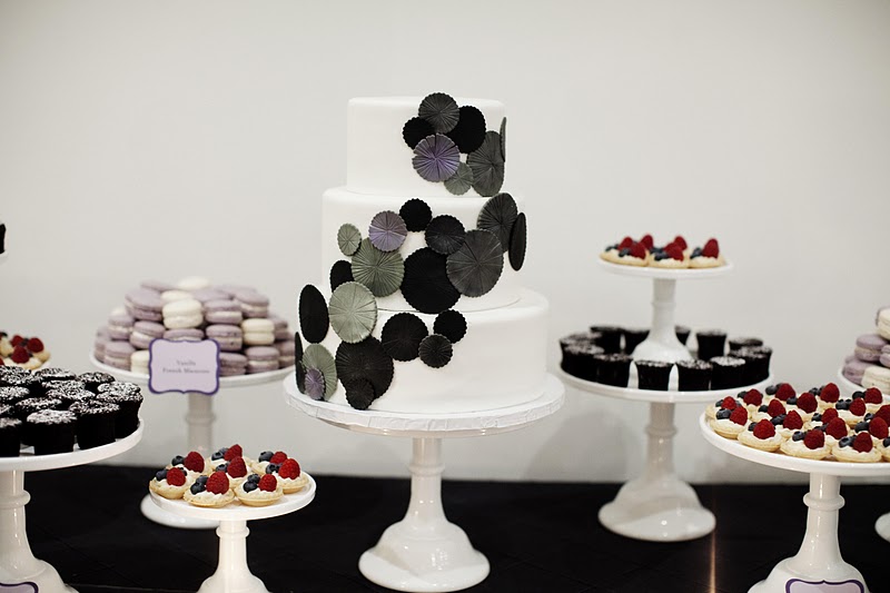cocoa & fig: Modern Dessert Table for a Wedding at the Walker Art Center