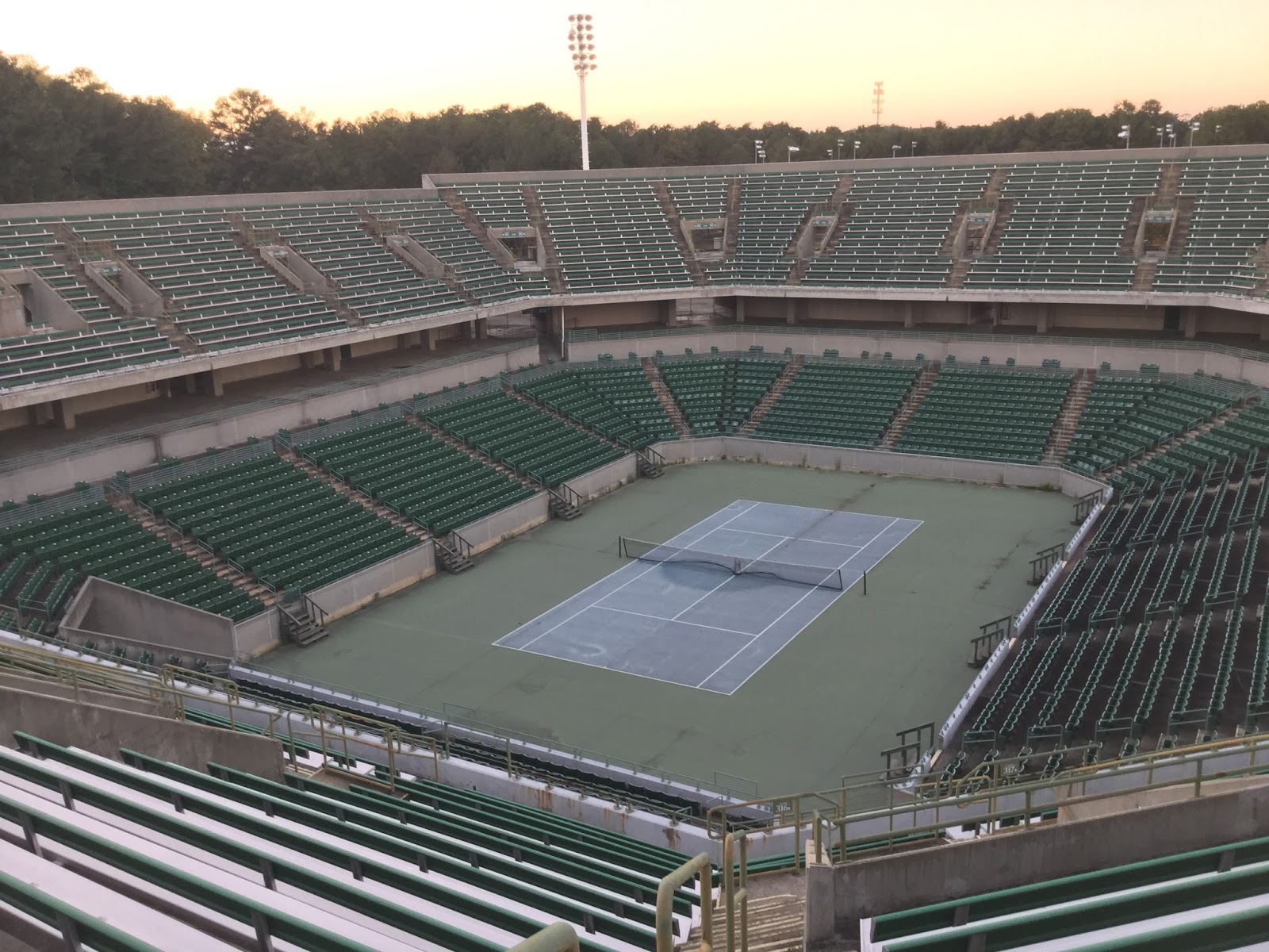 Abandoned Olympic Tennis Stadium (Stone Mountain Tennis Center ...