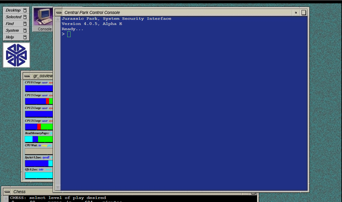 Lets Hack the 'Jurassic Park' Computer System