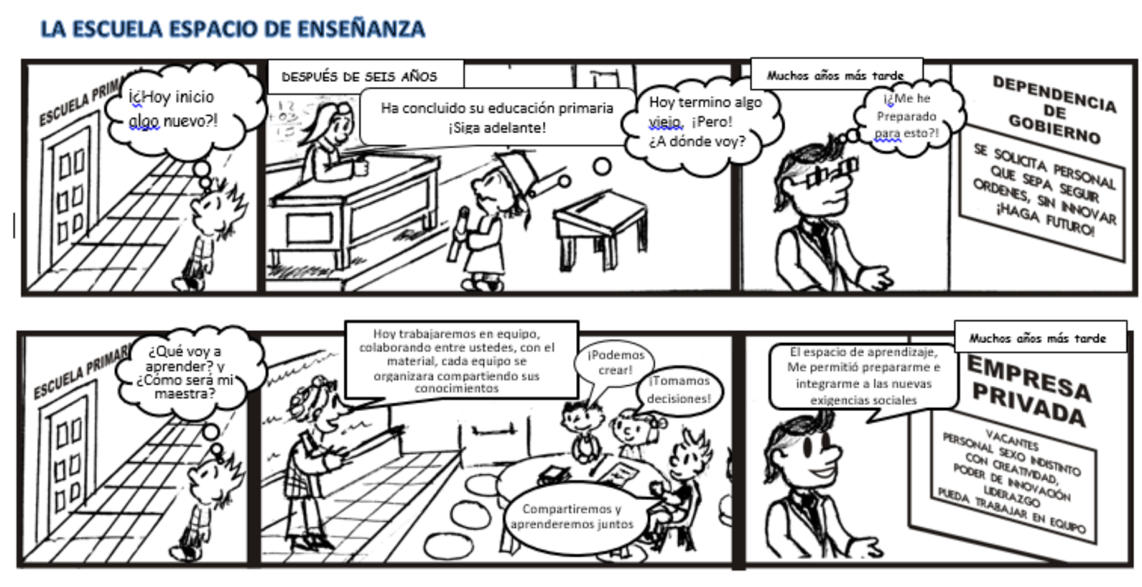 CALIDAD Y CALIDEZ EN LA EDUCACIÓN: Tira Cómica