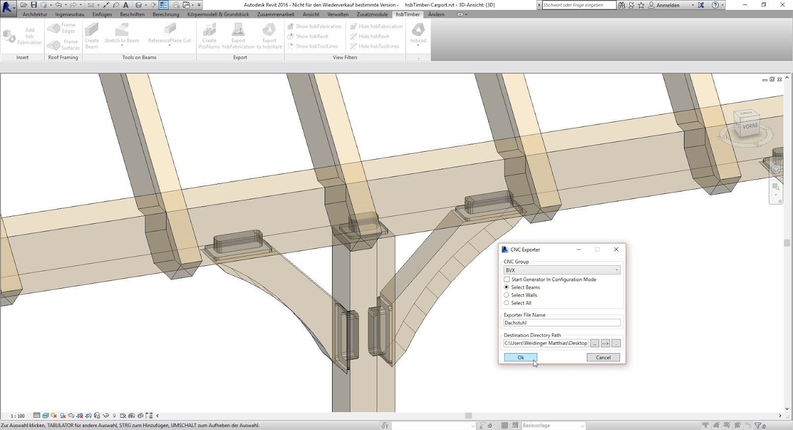 Revit Add-Ons: hsbTimberOnRevit – Timber Framing with CNC & Shop ...