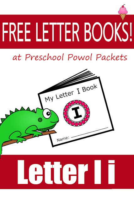 Letter I Free Printable Minibook Alphabet Series | Preschool Powol Packets