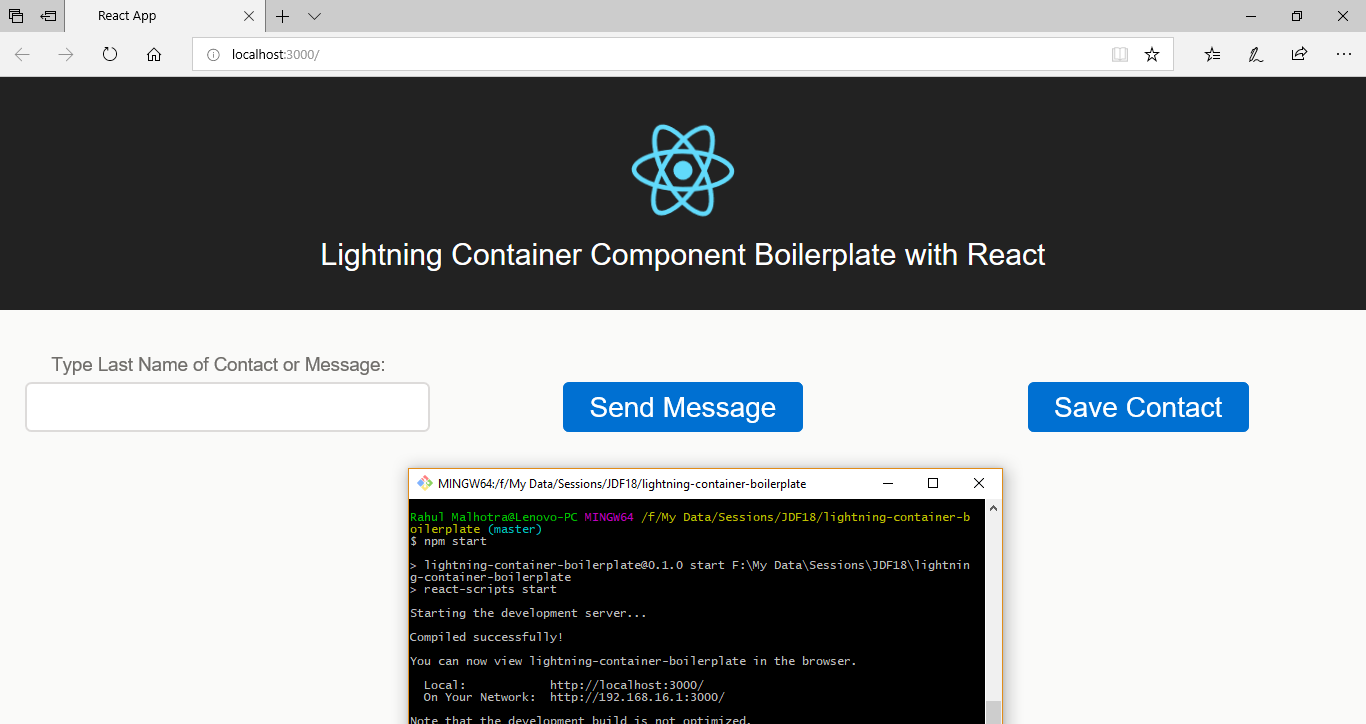 Embed Your Custom Javascript Application In Salesforce Using Lightning Container Sfdc Stop