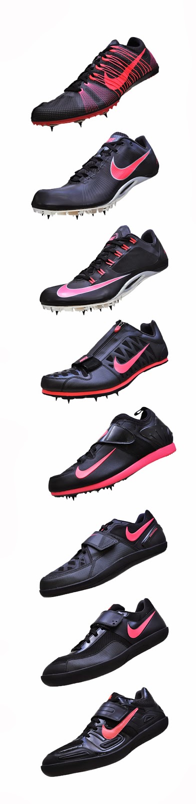 Track and Field SPIKES : Nike Track Spikes Season 2014(RED/BLACK)