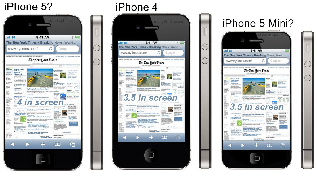 Tech9: iPhone 5 set to have bigger screen?