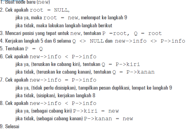 membuat binary tree menggunakan bahasa c | BerbagiIlmu