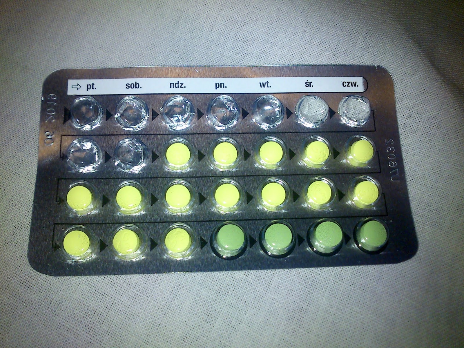 Kathy Leonia: 1805. Vines tabletki antykoncepcyjne - wrażenia po pół ...