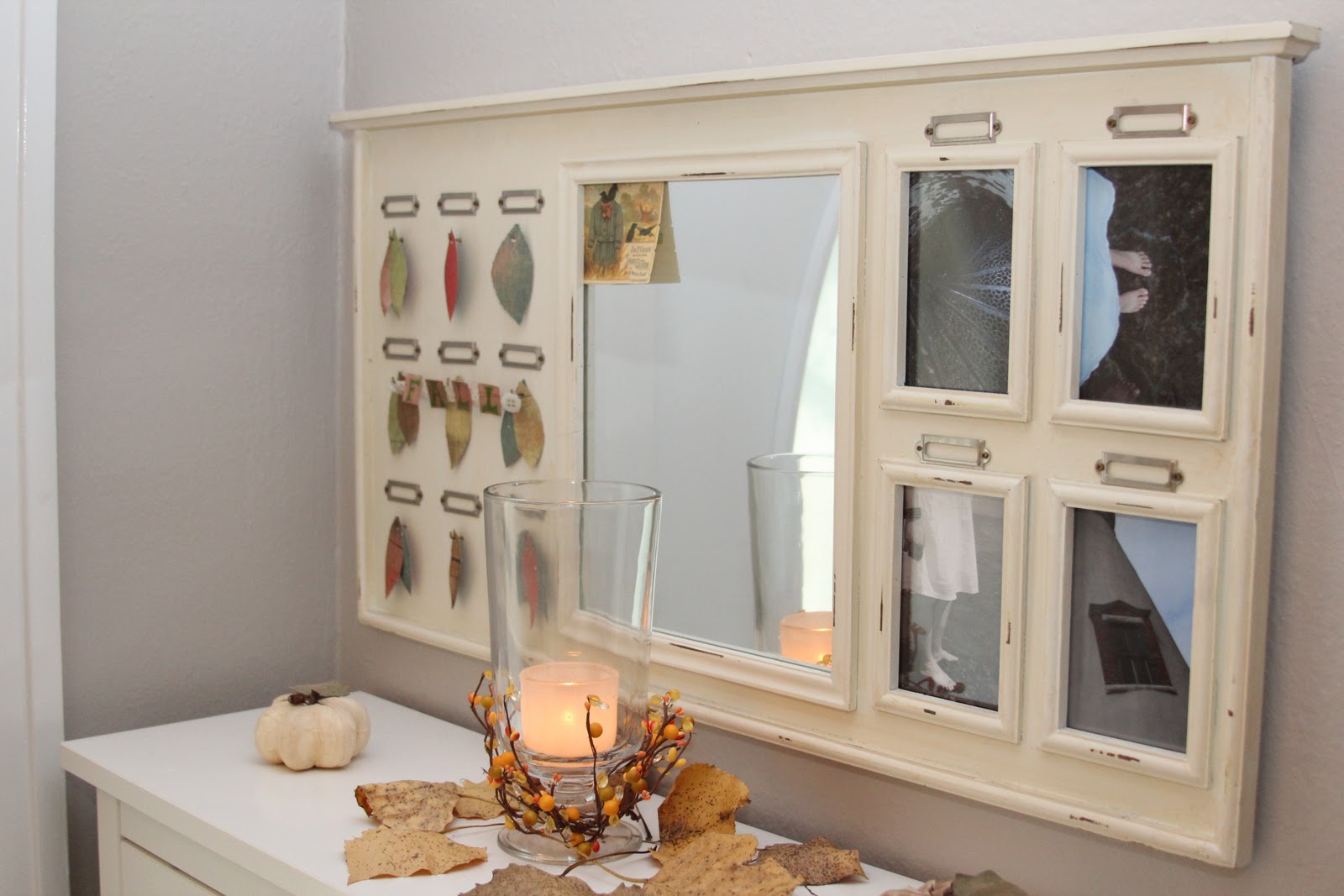 ReMadeSimple: Pretty Paper Leaf Display