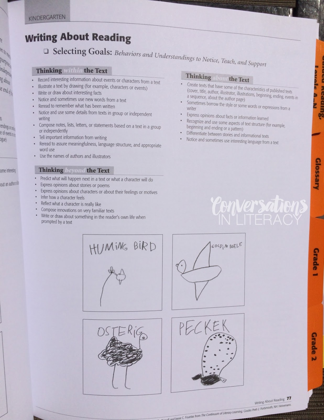 Guided Reading: Resources - Conversations in Literacy