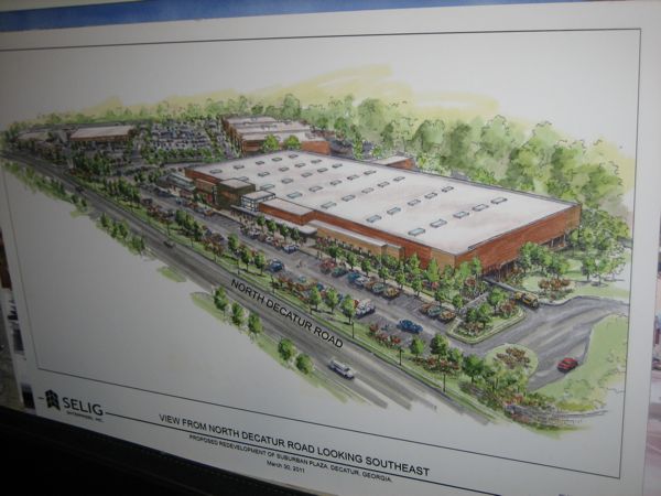 Decatur Metro » Suburban Plaza and Walmart Concept Sketches