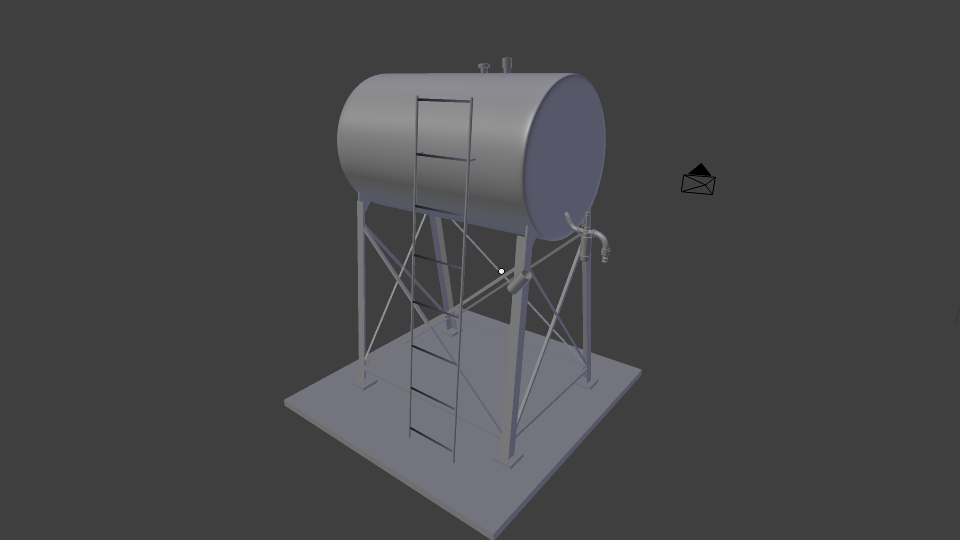 Shane's 3D Blender Models: Farm Fuel Tank