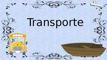 For Spanish Teachers : TRANSPORTES (POWER POINT)