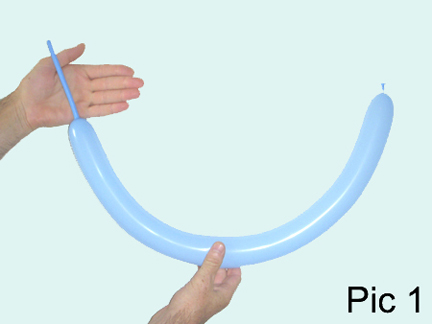Balloon animals twisting instructions: Balloon P. Balloon Ь