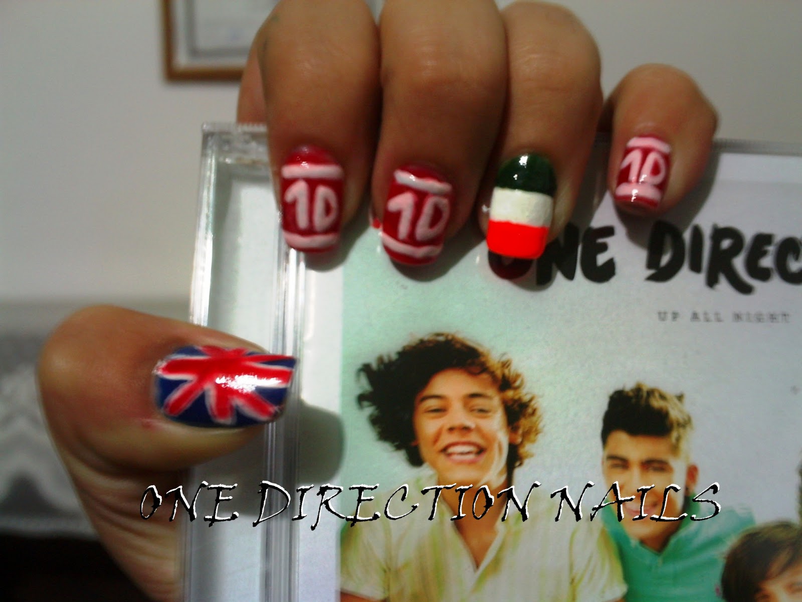 Nail Art Designs by Eliza: Uñas al estilo One Direction