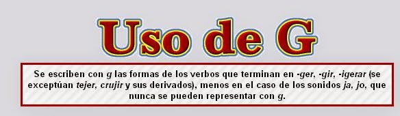 Los Linces del Balmes: Regla ortográfica: ger y gir