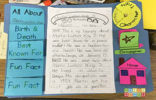 Teaching Second Graders to Write a Biography Report (Free Sample!)