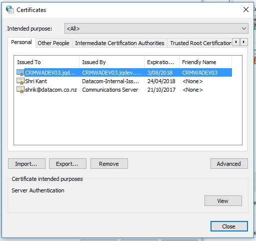 Shri's Blog: Convert .PFX file to .cer file Shri's Blog: Convert .PFX file to .cer file