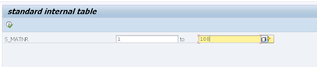 SAP TECH: Example for Standard Internal Table