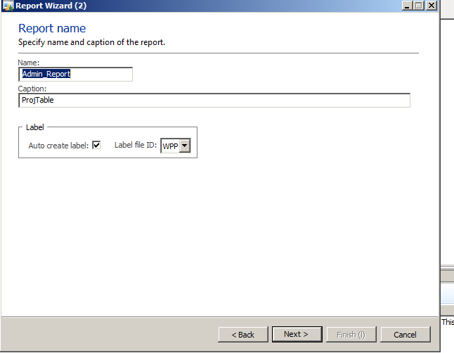 AX-SSRS: Creating AX 2012 Report through Wizard