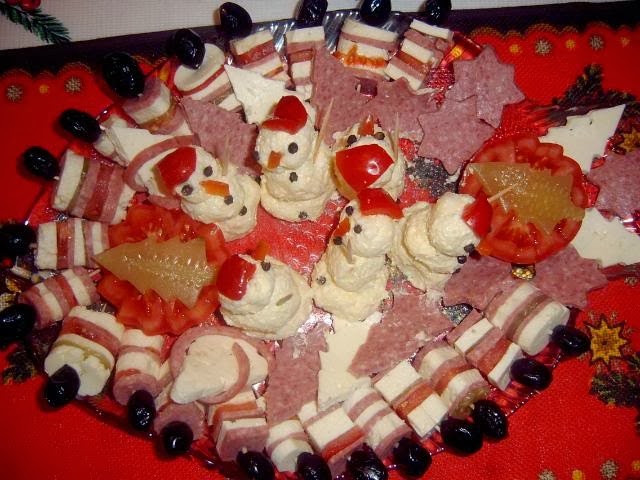 Aperitive cu branza-platou