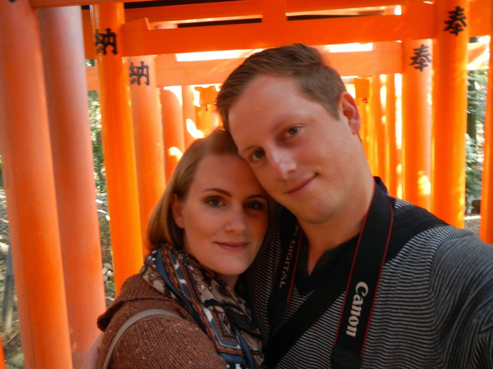 Melly und David in Japan