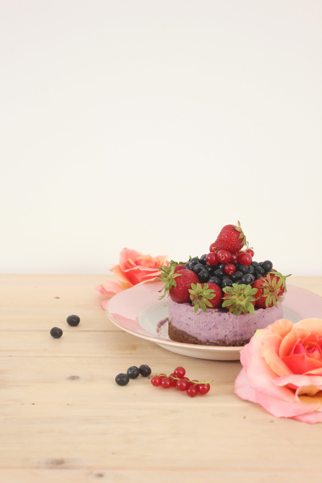 Cheesecake vegan aux fruits rouges