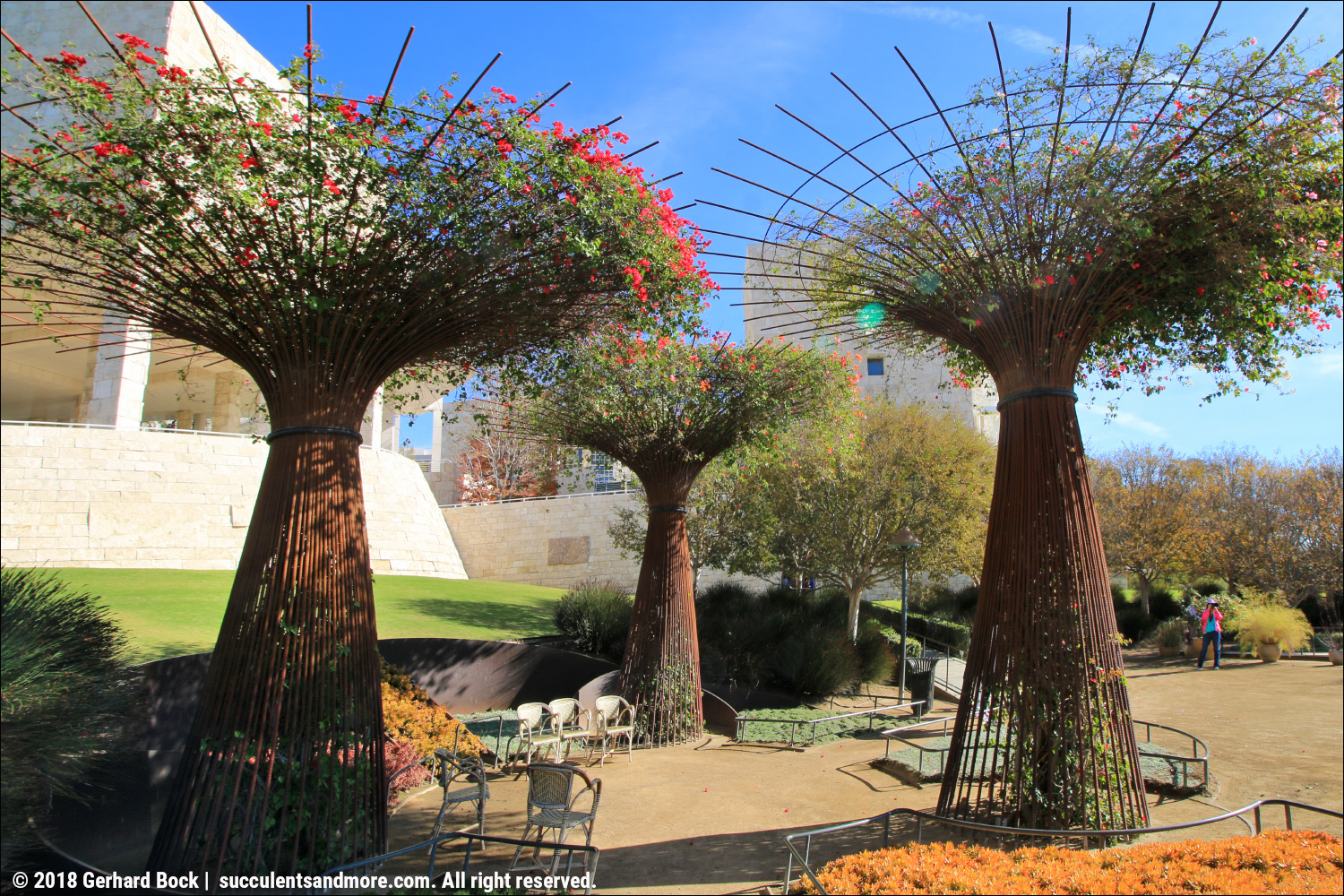 Getty Center gardens, finally!